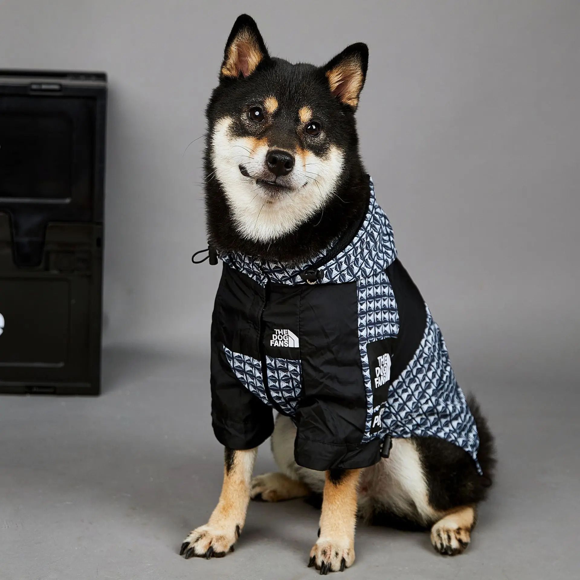 The-DogFace-Polyester-Dog-Jacket-Adjustable-Raincoat-Comfortable ...