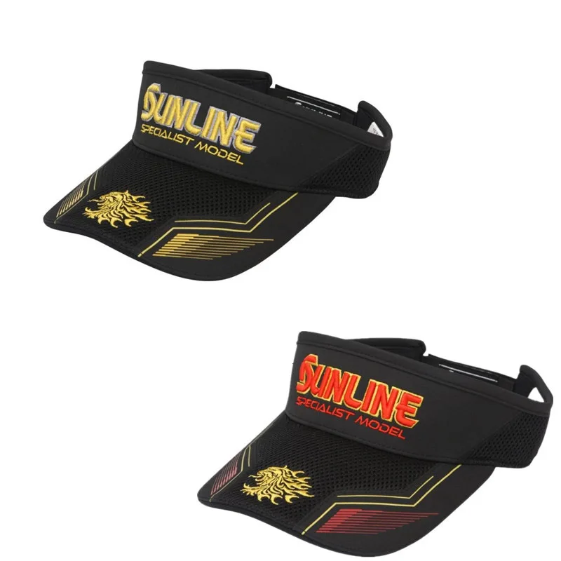 Sunline Fishing Cap Unisex Summer Sunscreen Empty Top Sun Visor Hats ...