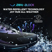 361 Degrees Rainblock 4.0 Men Running Sport Shoes Waterproof Technology Q Bomb Reflective Night ...