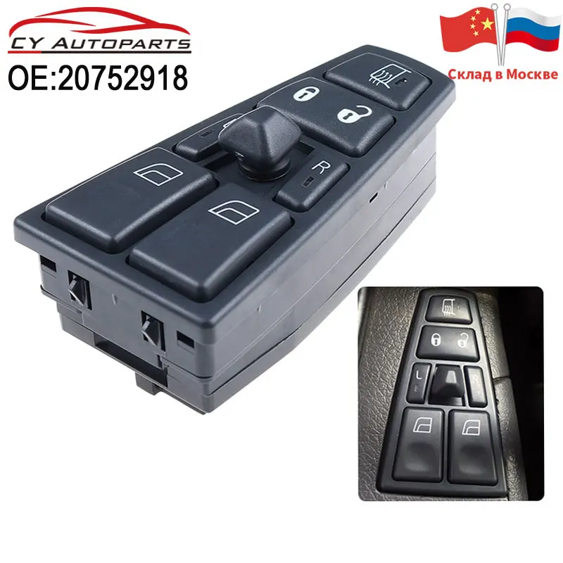 Yaopei 20752918 Electric Window Switch For Volvo Fh12 Fm12 Fm9 20455317 ...