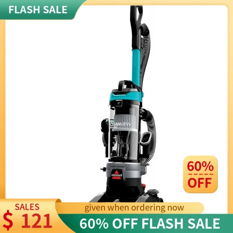 QWABISSELLS-CleanView-Rewind-Aspirador-vertical-sem-saco-com ...