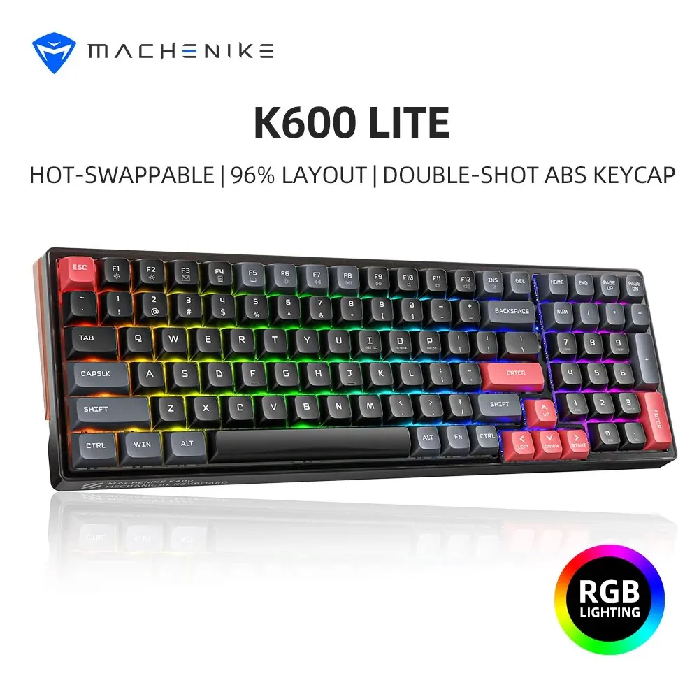MACHENIKE-K600-LITE-Mechanical-Keyboard-96-Layout-100-Keys-Wired-Gaming ...