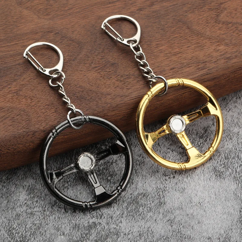 Hot-Selling-Racing-Steering-Wheel-Personality-Modified-Car-Key-Chain ...