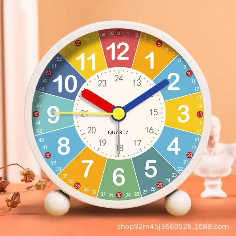 Children-s-Education-Alarm-Clock-Tabletop-Silent-Student-Clock-Desktop ...