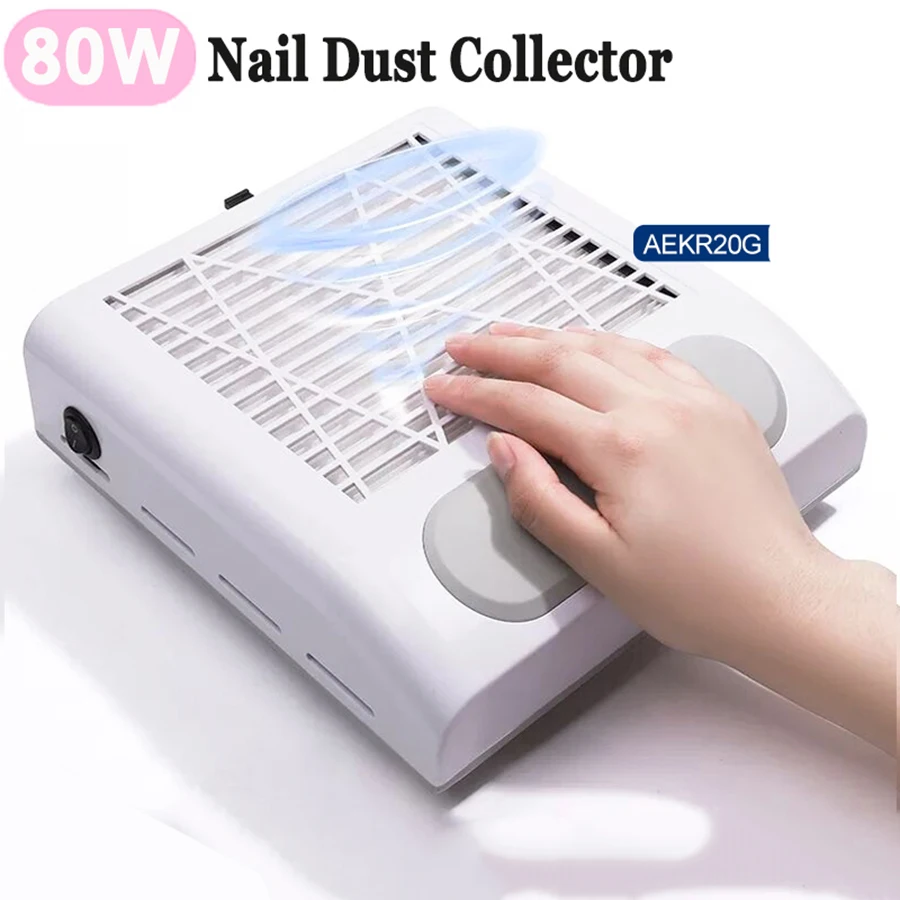80W-Nail-Dust-Collector-Fan-Vacuum-Cleaner-Professional-Manicure ...