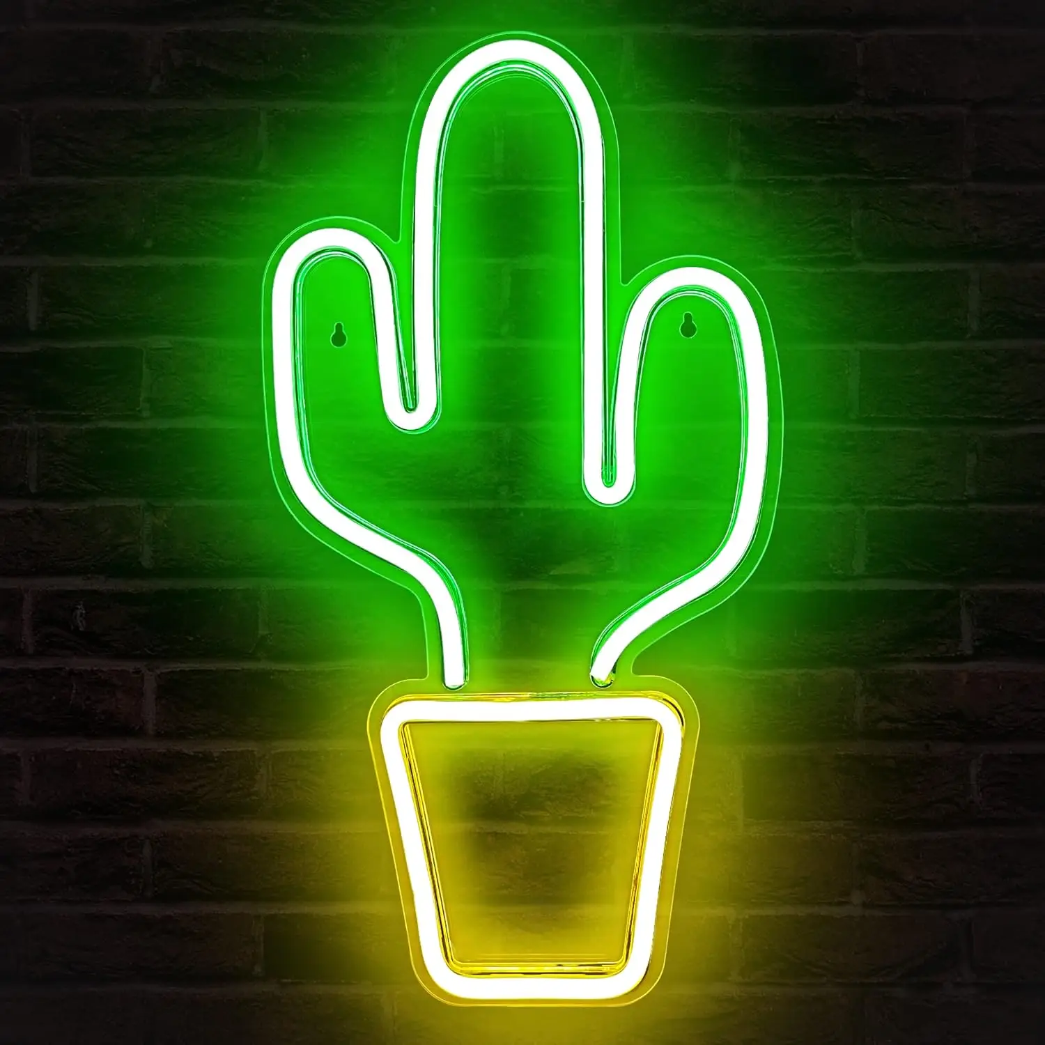 Cactus Light Neon Signs Big Cactus Neon Light For Bedroom Led Neon ...