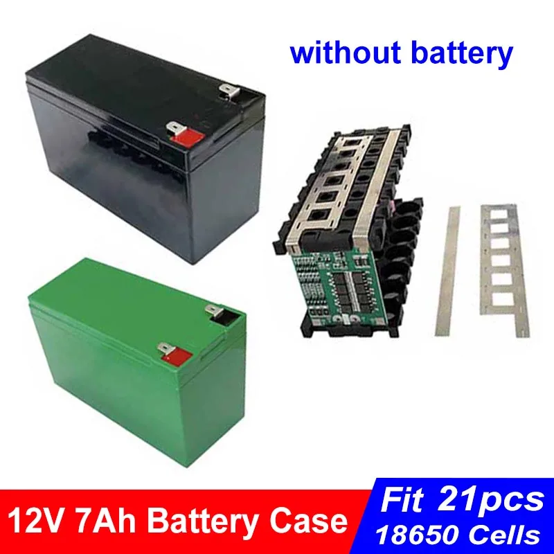 12V-7Ah-Battery-Box-Fit-21PCS-18650-Cells-3x7-Cell-Holder-12V7Ah ...