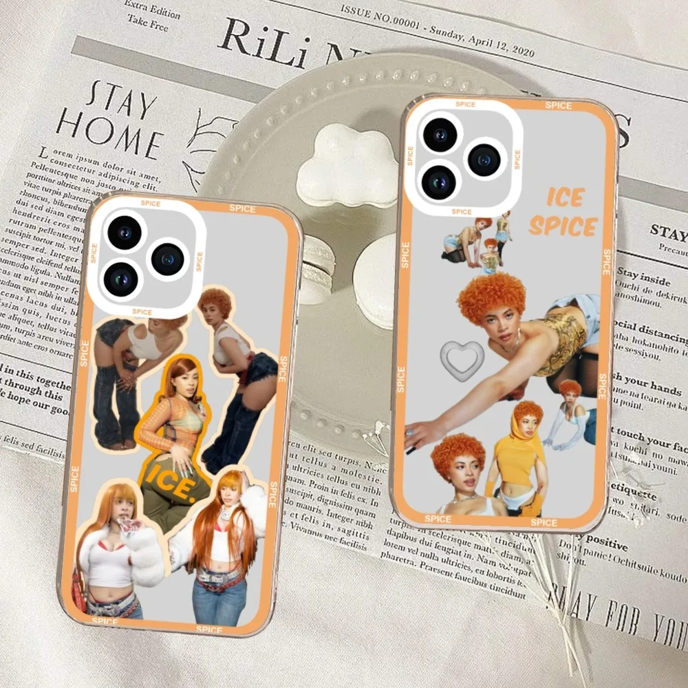 Female-Rapper-Ice-Spice-Phone-Case-For-iPhone-11-12-Mini-13-14-15-Pro ...