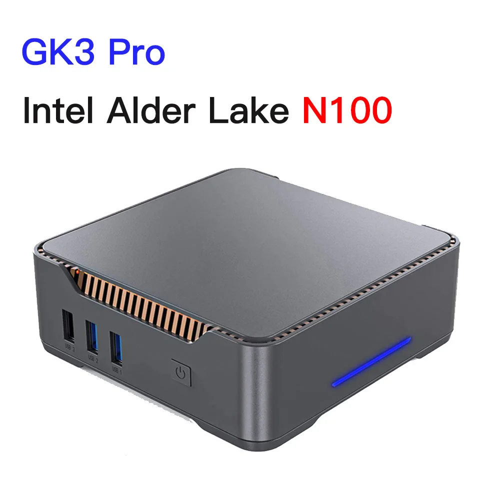 GK3 Pro Intel N100 Mini PC Intel Alder Lake N100 Windows 11 Pro DDR4 ...