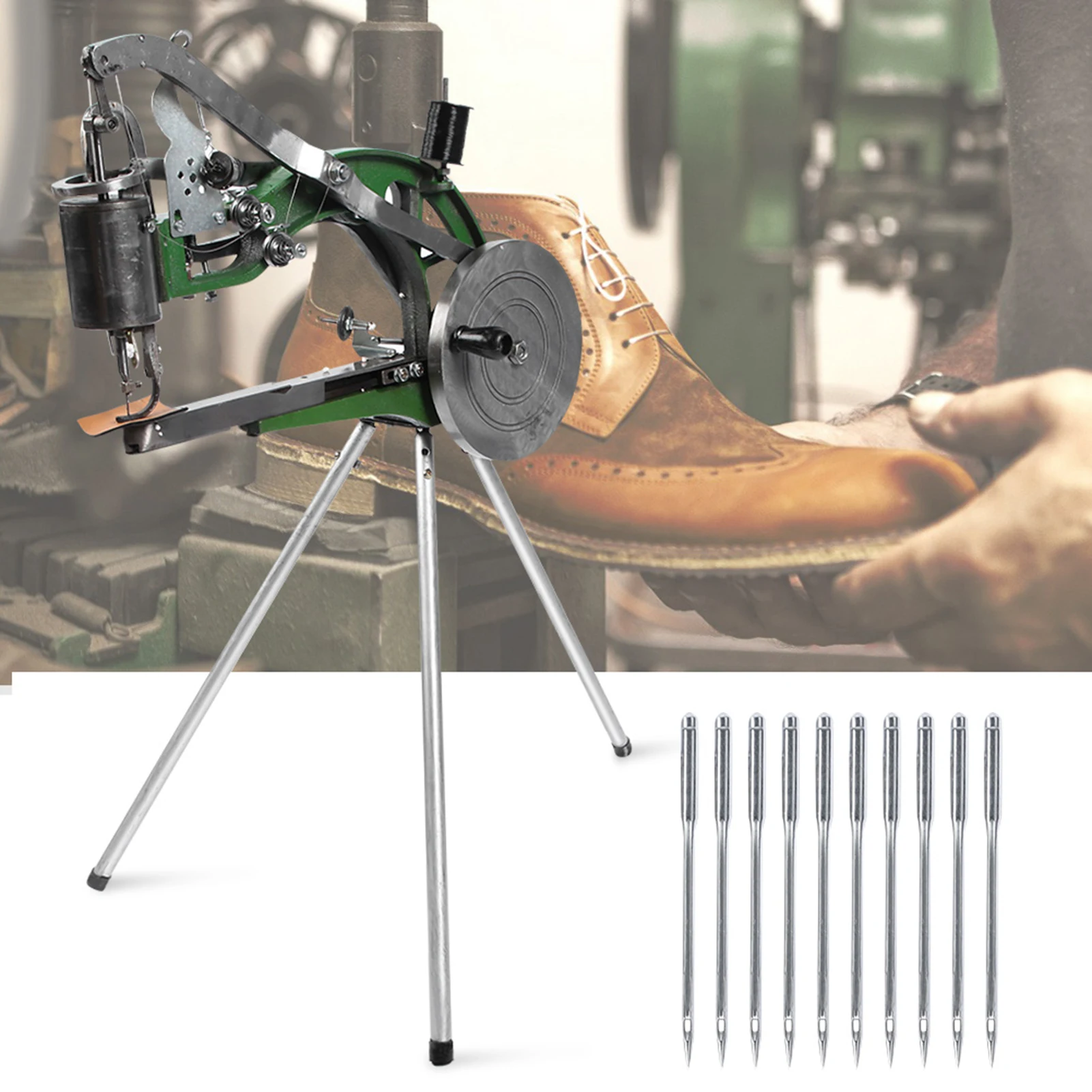 Hand Type Semiautomatic Manual Metal Nylon/Cotton Line Shoe Repair ...