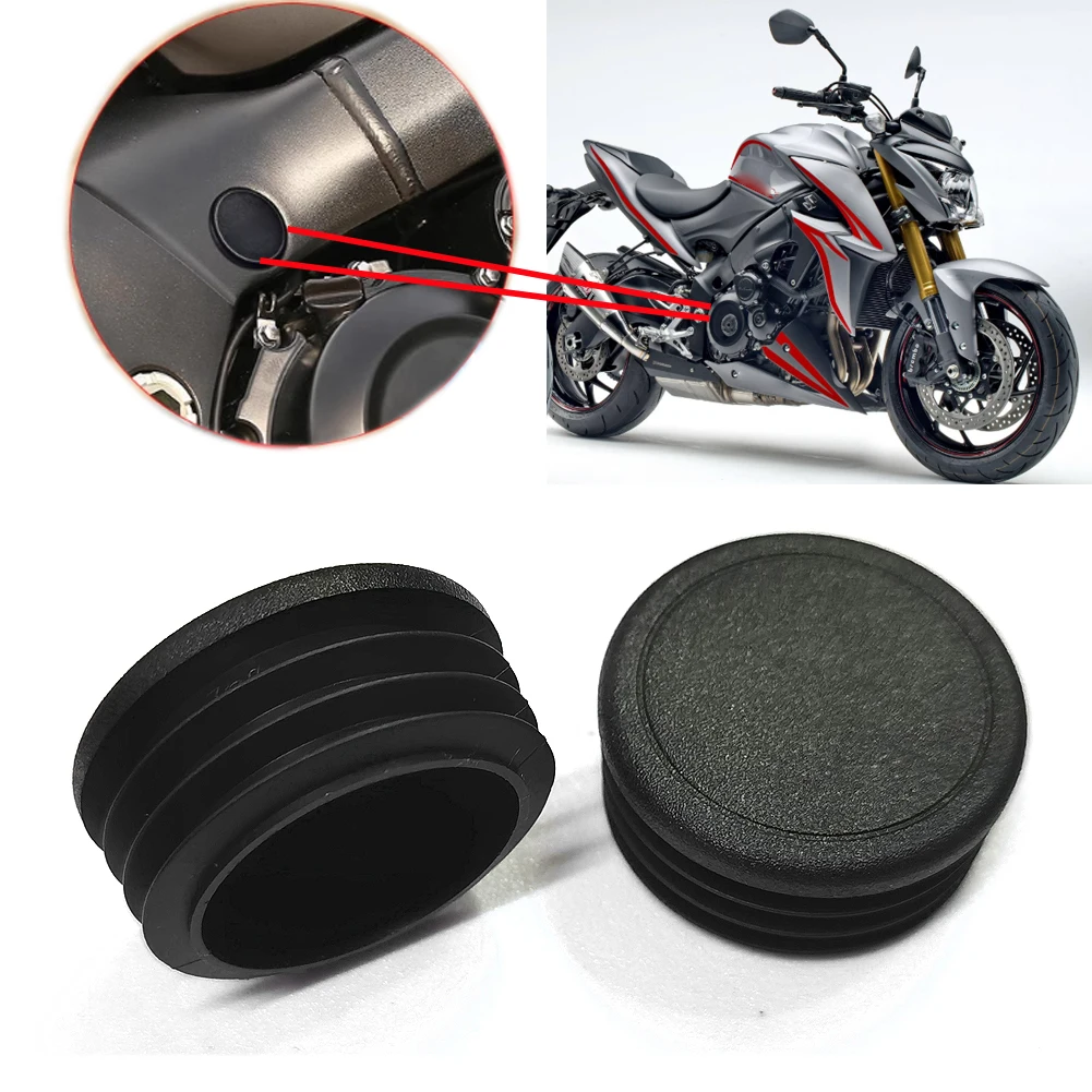 2PCS-Motorcycle-Frame-Hole-Cover-Caps-Plug-Decorative-Frame-End-Caps ...