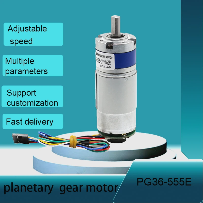 36GP555E-Planetary-gearbox-reducer-high-torque-RC-electric-dc-gear-motor-encoder-12v24v-speed ...