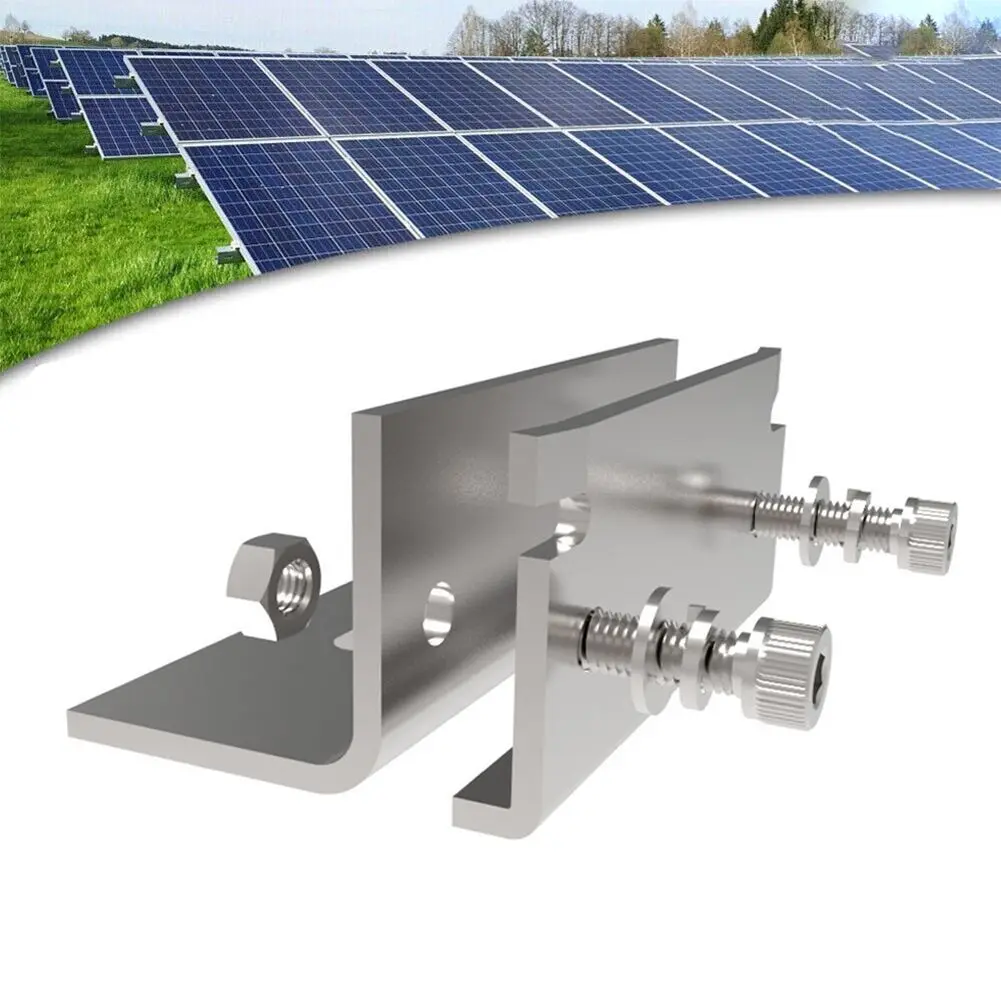 Solar-Panel-Bracket-End-Clamp-Solar-Assembly-Stainless-Steel-110mm ...