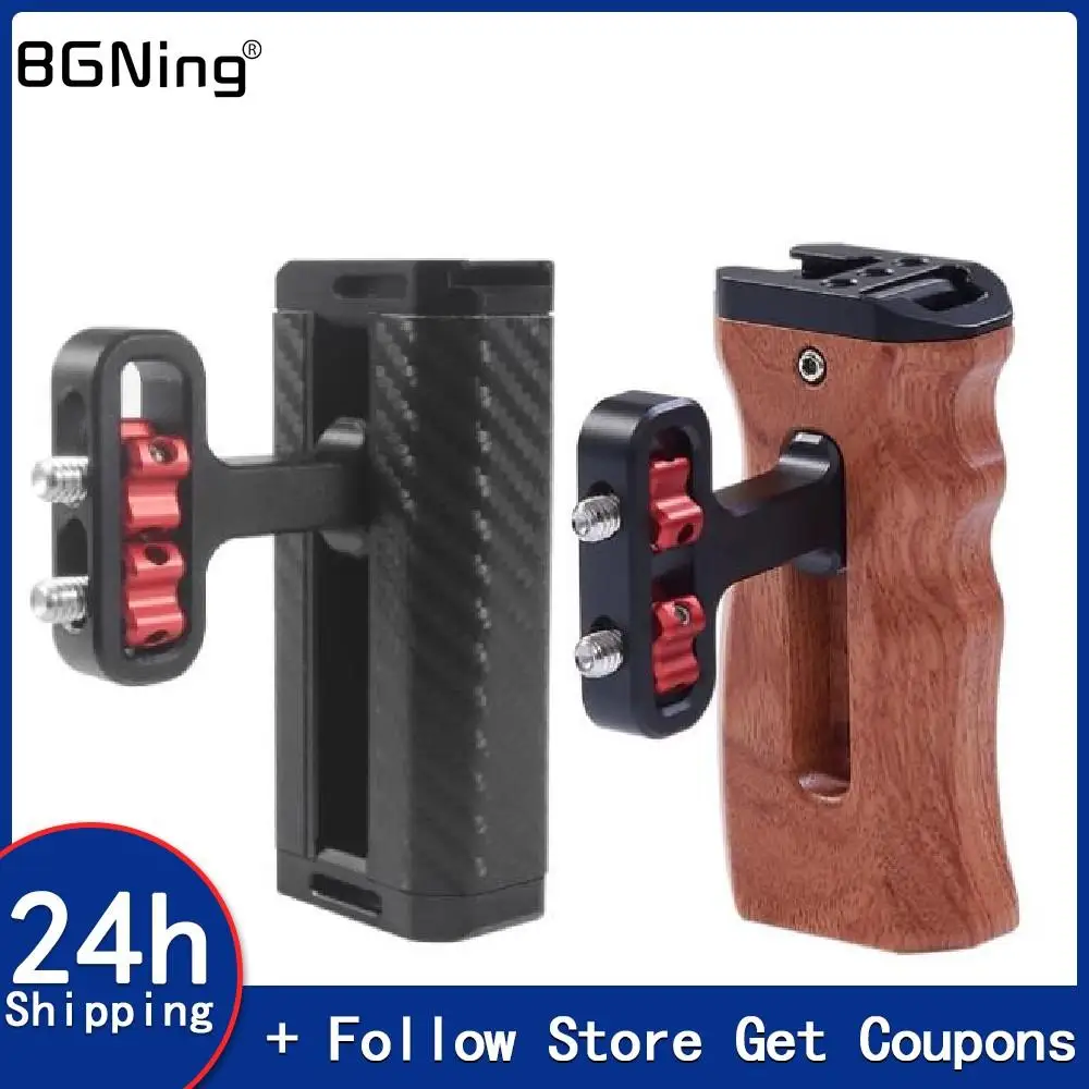 Camera-Cage-Side-Handle-Hand-Grip-1-4-Screw-Cold-Mount-for-Canon-Nikon ...