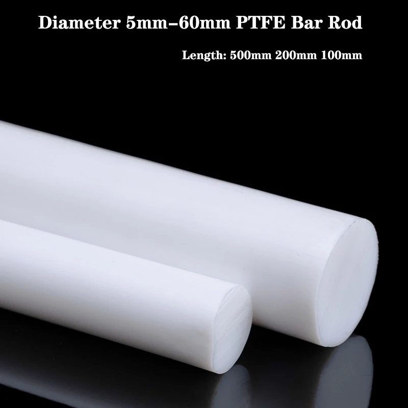 Diameter-5mm-60mm-PTFE-Stick-Polyte-Trafluoroetylene-Rod-PTFE-Bar ...