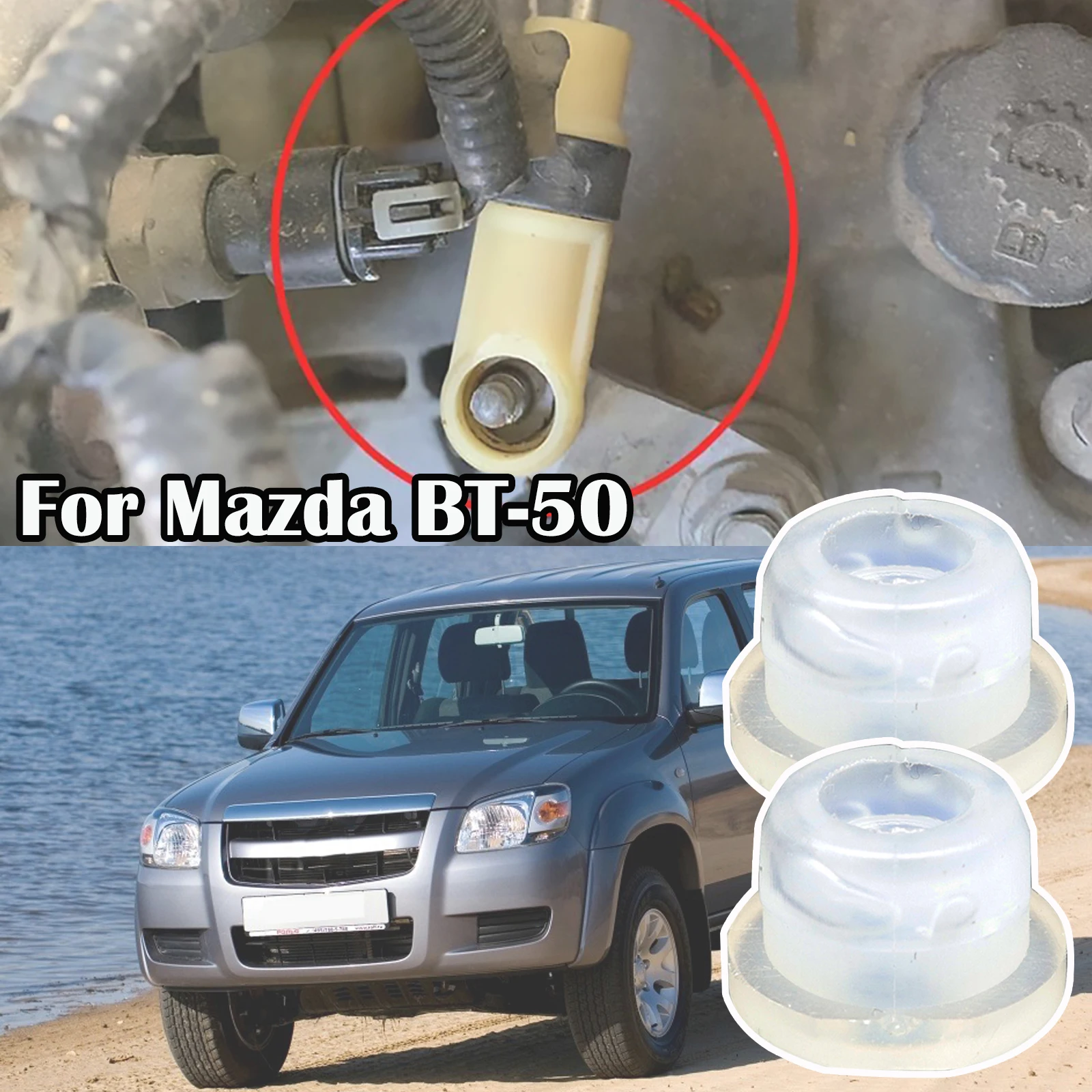 2X Bush For Mazda BT-50 Transmission End Repair Kit Automatic Gear ...