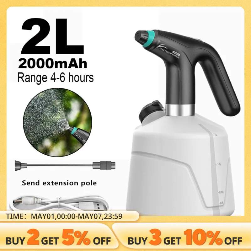 2L-Electric-Plant-Spray-Bottle-Automatic-Watering-Fogger-USB-Electric ...