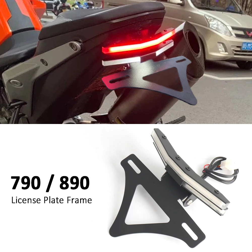 Motorcycle Accessories Rear Tail Light License Plate Holder Tail ...