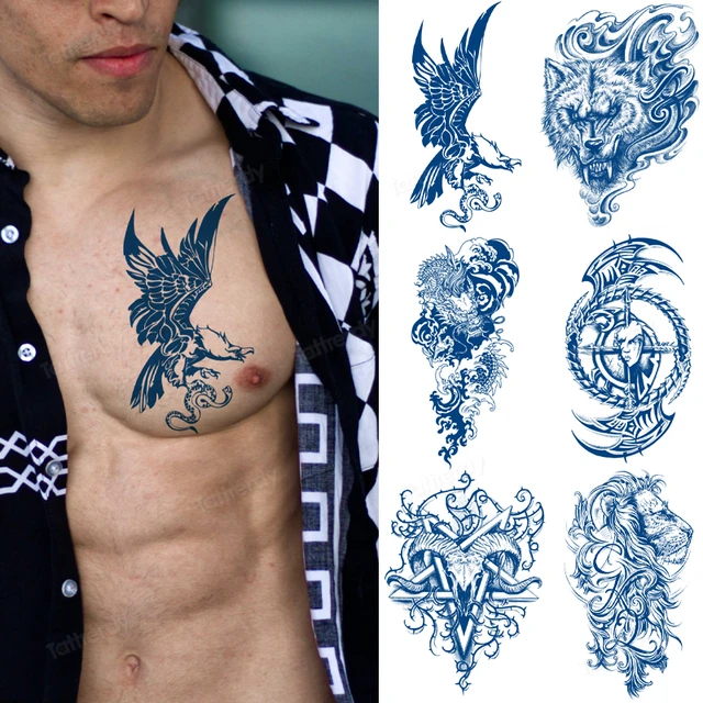 Lucifer Chest Tattoo