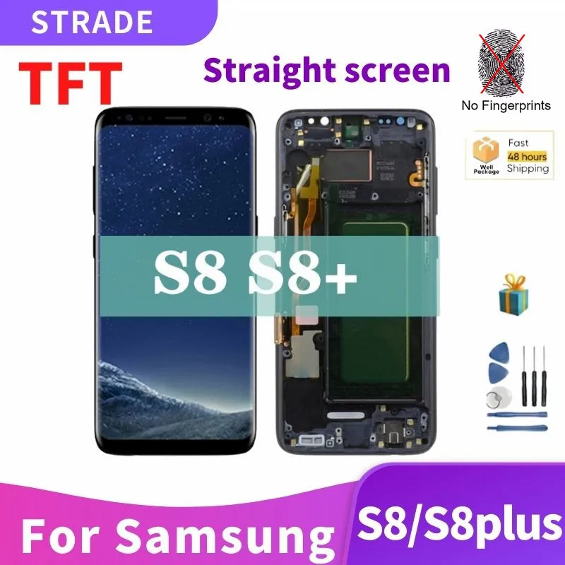 Pantalla LCD TFT AAA + de alta calidad para SAMSUNG Galaxy S8 plus, montaje de digitalizador con ...