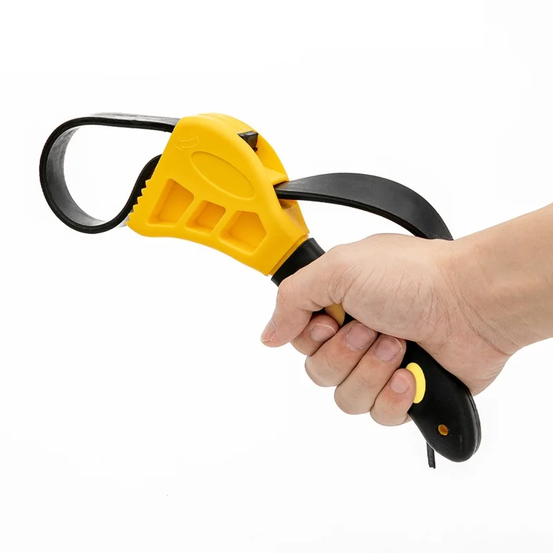 Belt Wrench Oil Filter Puller Strap Spanner Chain Wrench Strap Opener ...