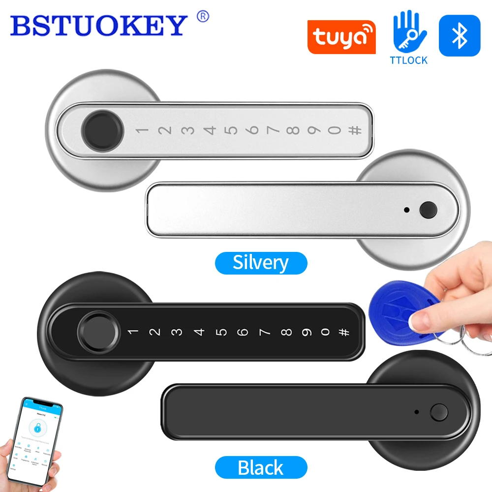 TTLOCK-or-Tuya-Bluetooth-Smart-Fingerprint-Door-Lock-With-Password ...
