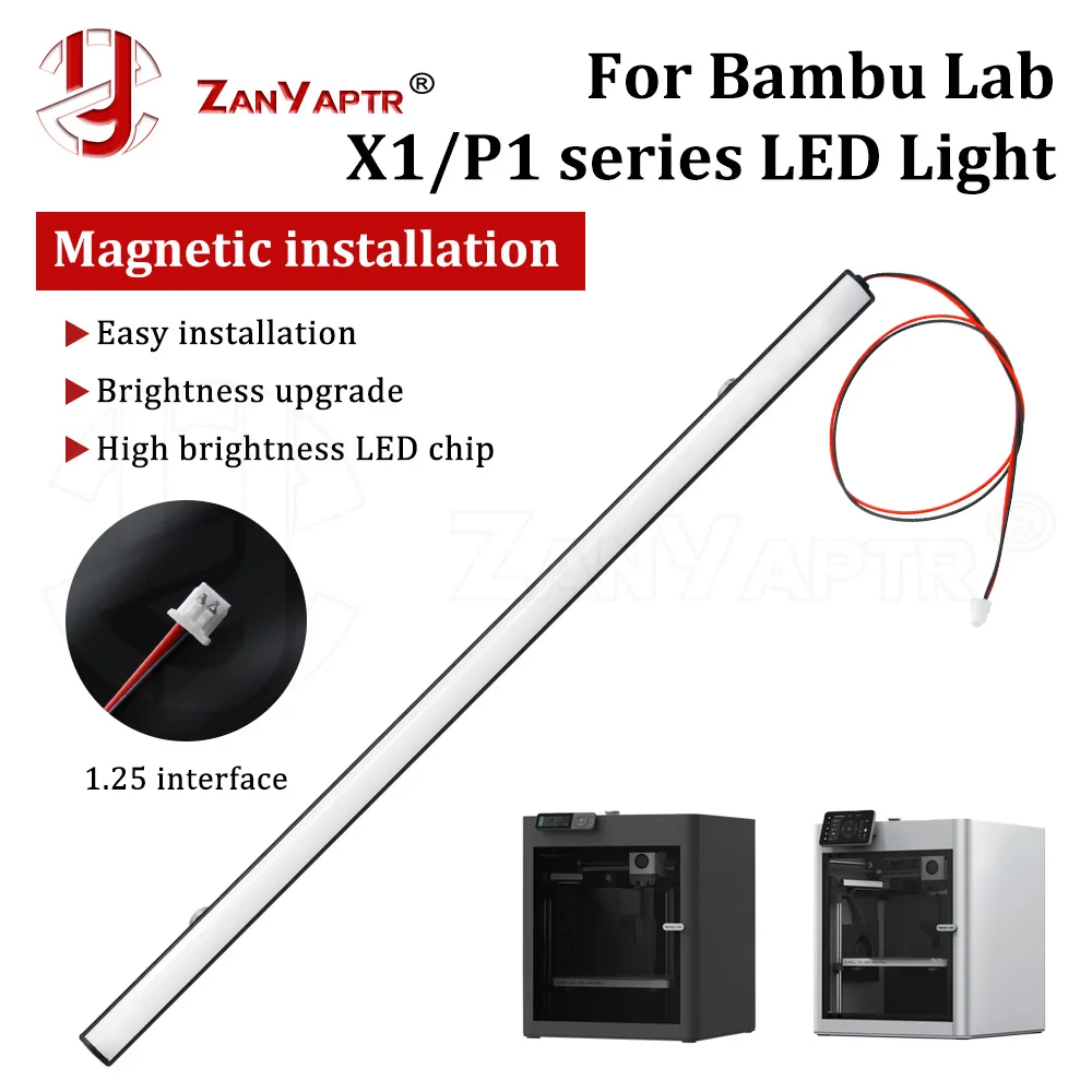 For bambu lab X1/P1 LED Light Upgraded light strip High brightness ...