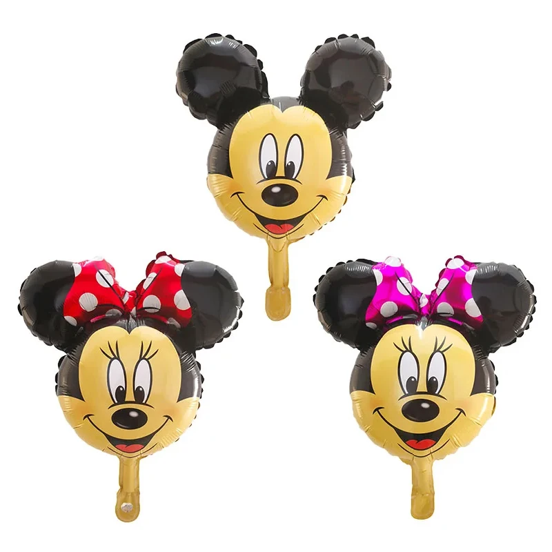 50-100Pcs-Mini-Mickey-Head-Balloons-36-30cm-Minnie-Air-Globo-Children-s ...