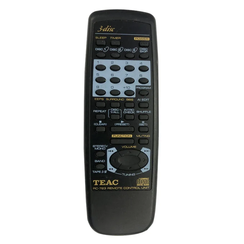 Original remote control RC 723 for TEAC CD PLAYER controller ...