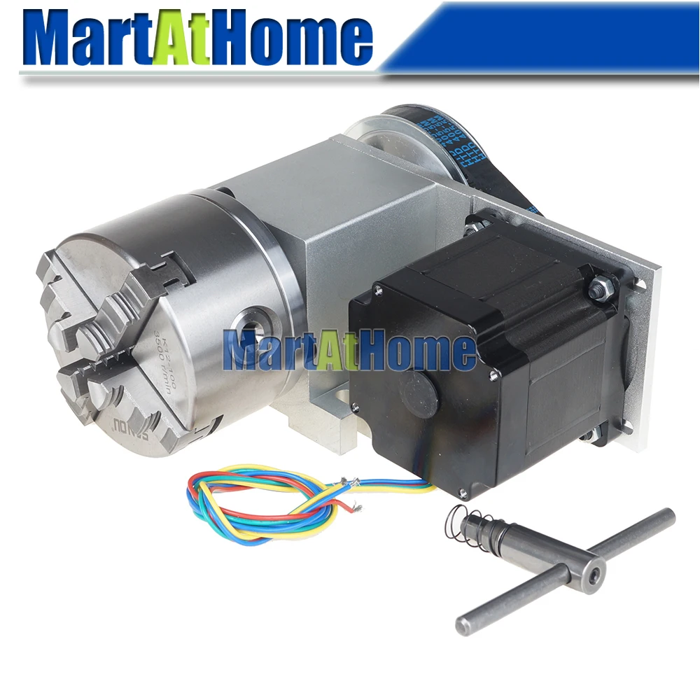 CRA068-A-B-C-CNC-Router-Rotary-Indexer-Table-4th-Axis-Reduction-Ratio-4 ...