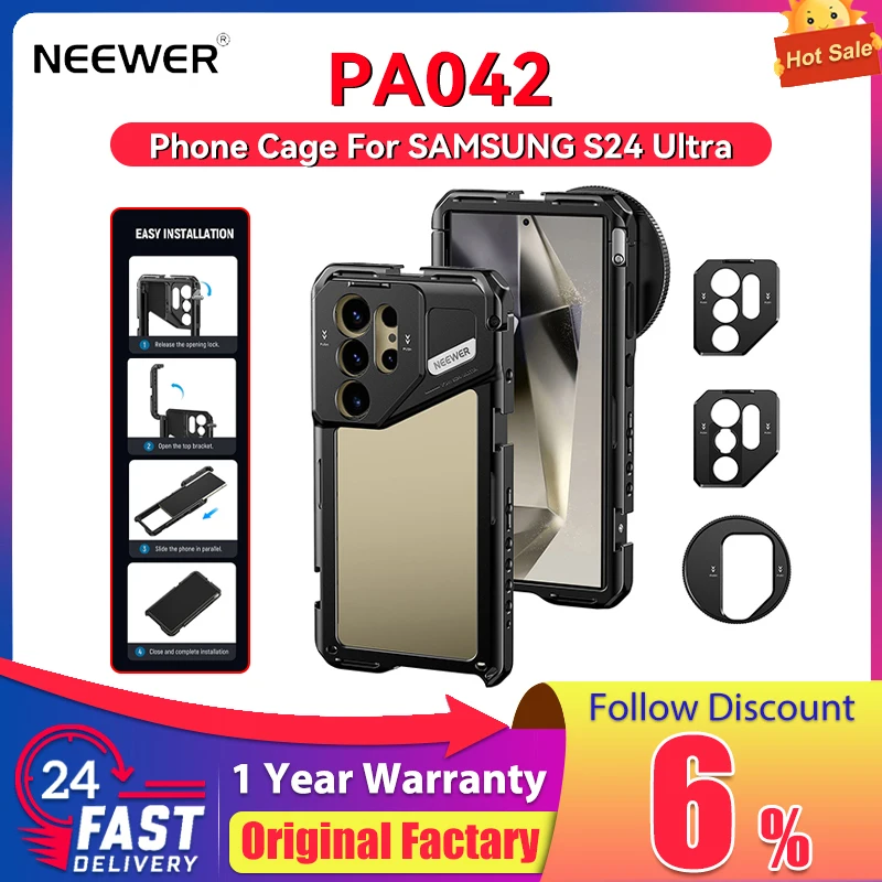 In-Stock-NEEWER-PA042-Phone-Cage-For-SAMSUNG-S24-Ultra-a-protective-and ...