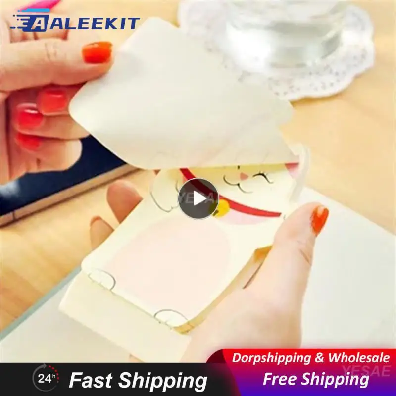 Sticky-Notes-Stand-up-Reusable-Cute-Office-Notes-Easy-To-Tear-Student ...