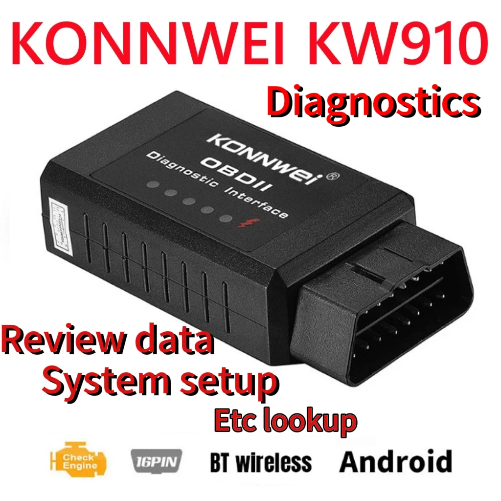 KONNWEI-KW910-ELM327-BT-Wireless-Bluetooth-OBD2-V1-5-Android-Car-Scanner-Automotive-OBDII-Scaner ...