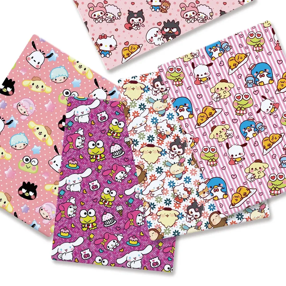 Hello-Kitty-140x50CM-Cartoon-cotton-fabric-Patchwork-Tissue-Kid-Home ...
