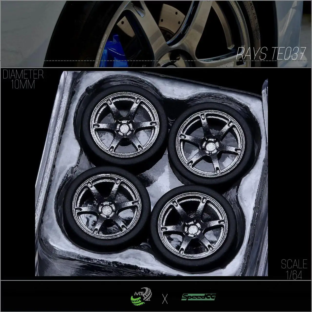 Rubber Wheels Car Models | Abs Car Modified Parts | 1 64 Tires Hot ...