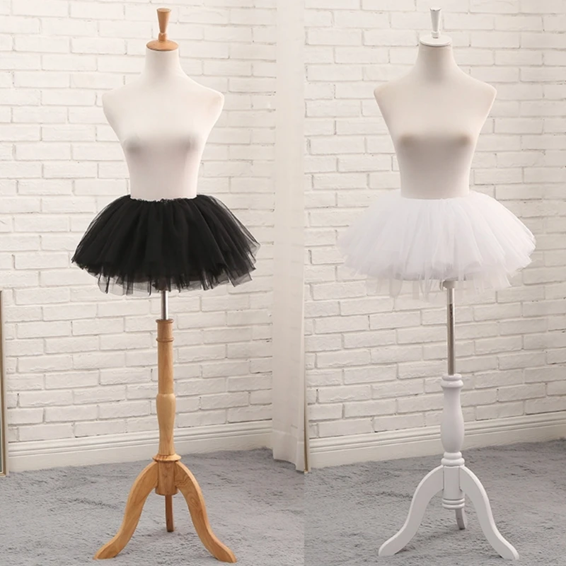 Women-Layered-Tulle-Mini-Tutu-Skater-Skirt-Pleated-Petticoat-for ...