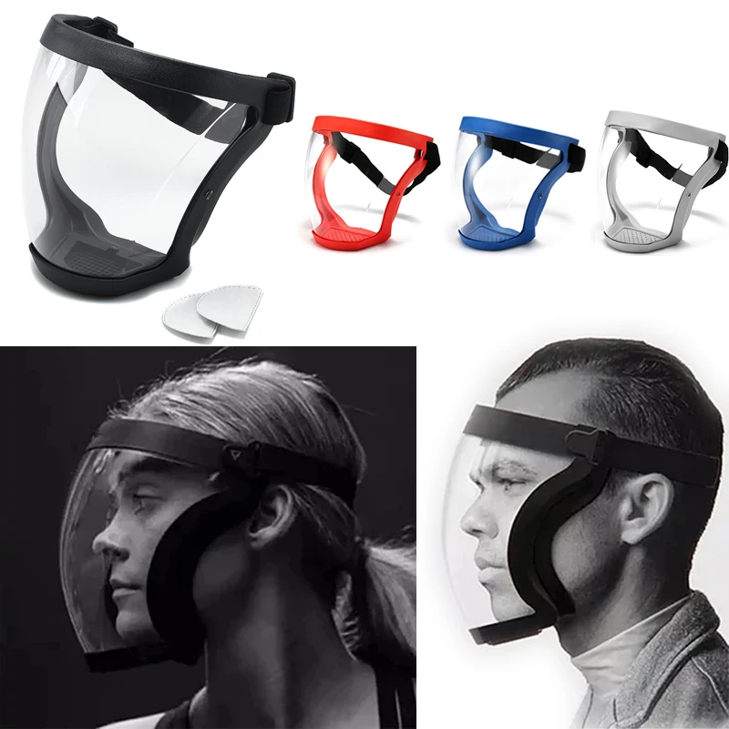 Safety-Mask-Full-Face-Protector-Shield-Motor-Transparent-Anti-Splash ...