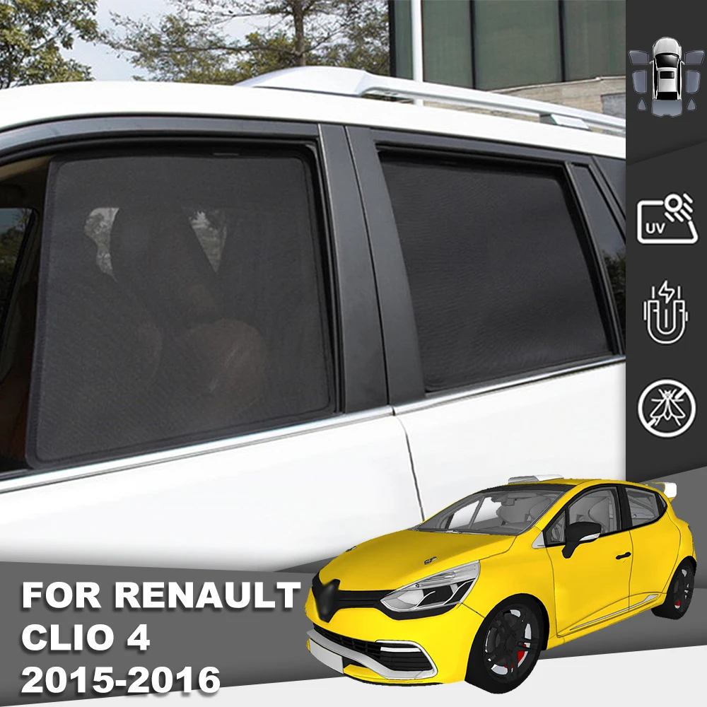 For Renault Clio IV 4 Hatchback 2013-2018 Magnetic Car Sunshade Front ...
