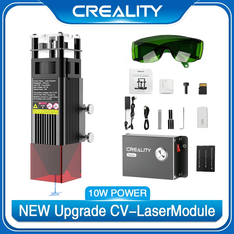 2023 NEW Creality CV Laser Engraver Module Kit 10W/5W/1.6W 0.06mm ...