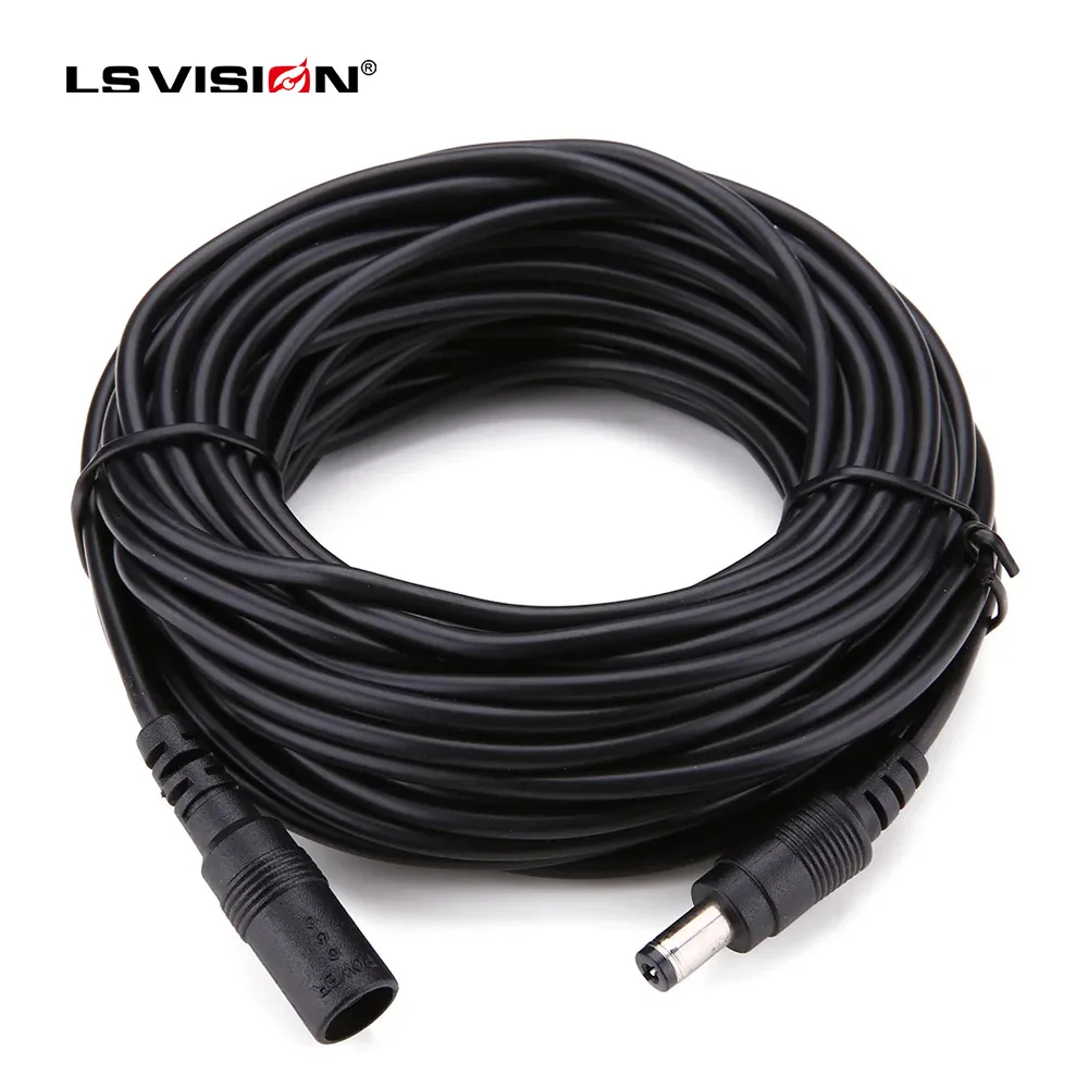 LS-VISION-5M-16-5FT-DC-Extension-5-5x2-1mm-Power-Cord-Cable-Extender ...