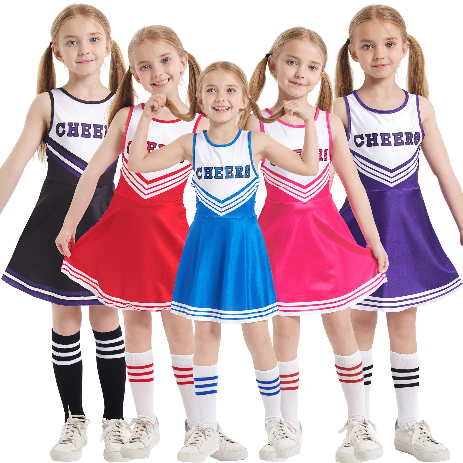 High-Quality-Cheerleading-Costume-for-Stage-Performance-School ...