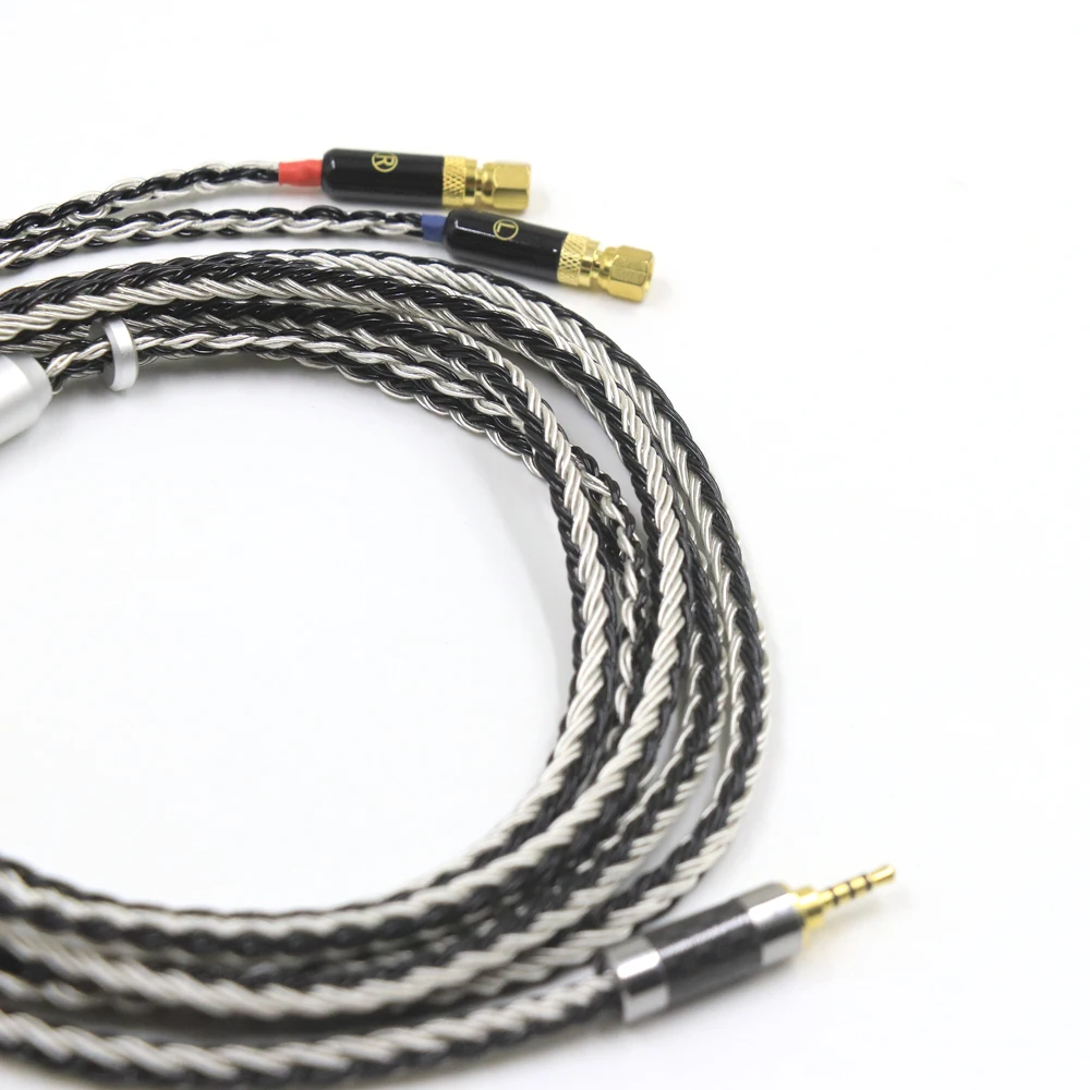 16 Core Silver Plated 4.4/3.5mm Xlr Earphone Cable For HiFiMan HE400 ...