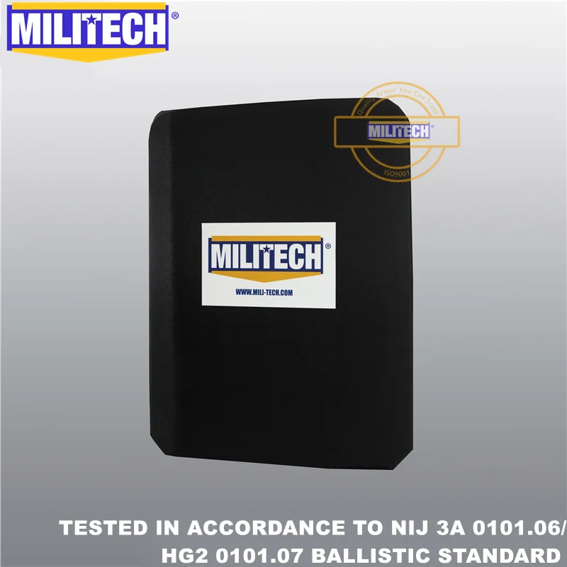 MILITECH NIJ IIIA+ Lvl 3A Rated Steel Bulletproof Insert NIJ Level 3A ...