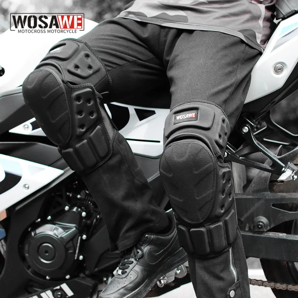 WOSAWE Protective Motorbike Kneepad Motocross Motorcycle Knee Pads ...