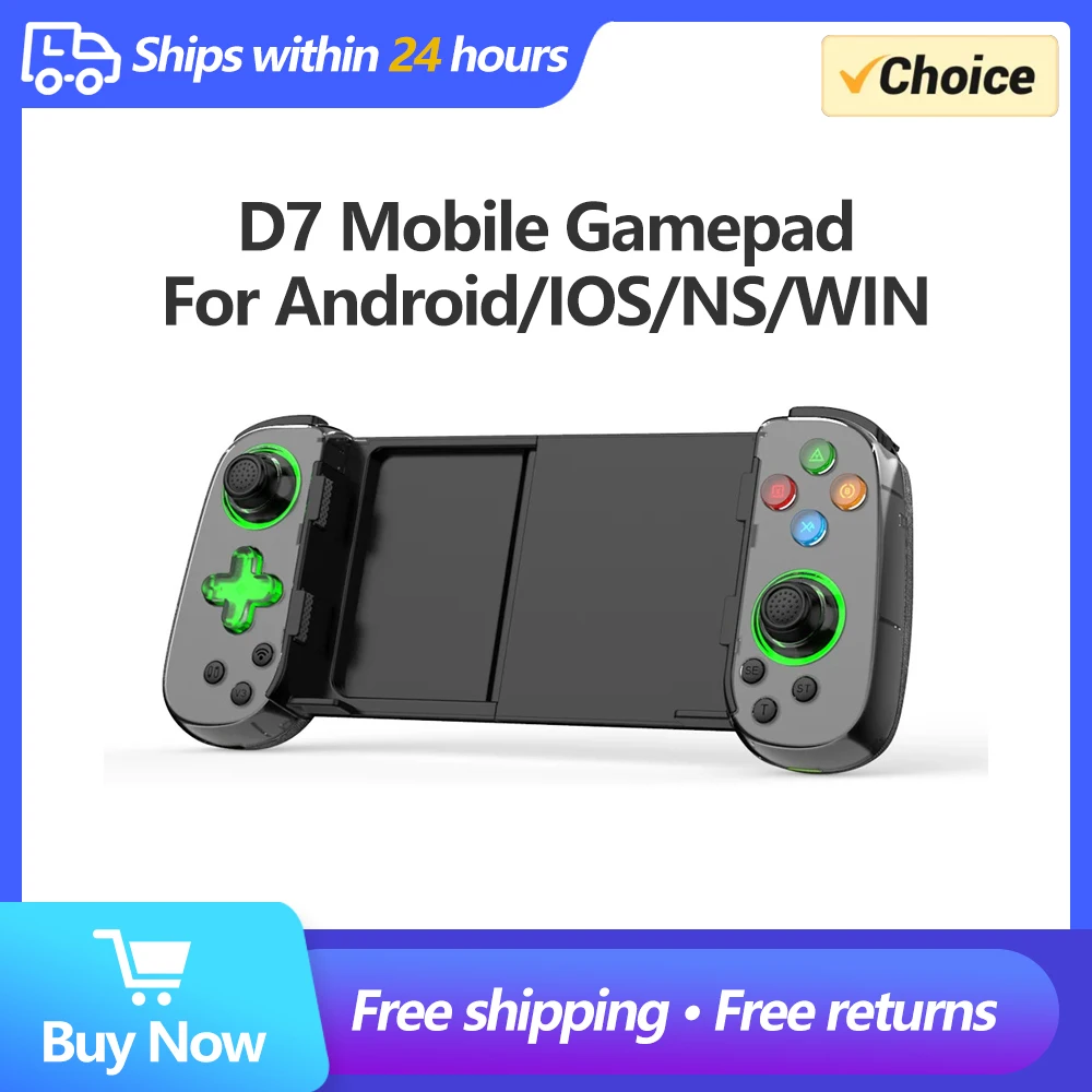 D7-Mobile-Gamepad-Stretchable-game-controller-Bluetooth-wireless ...