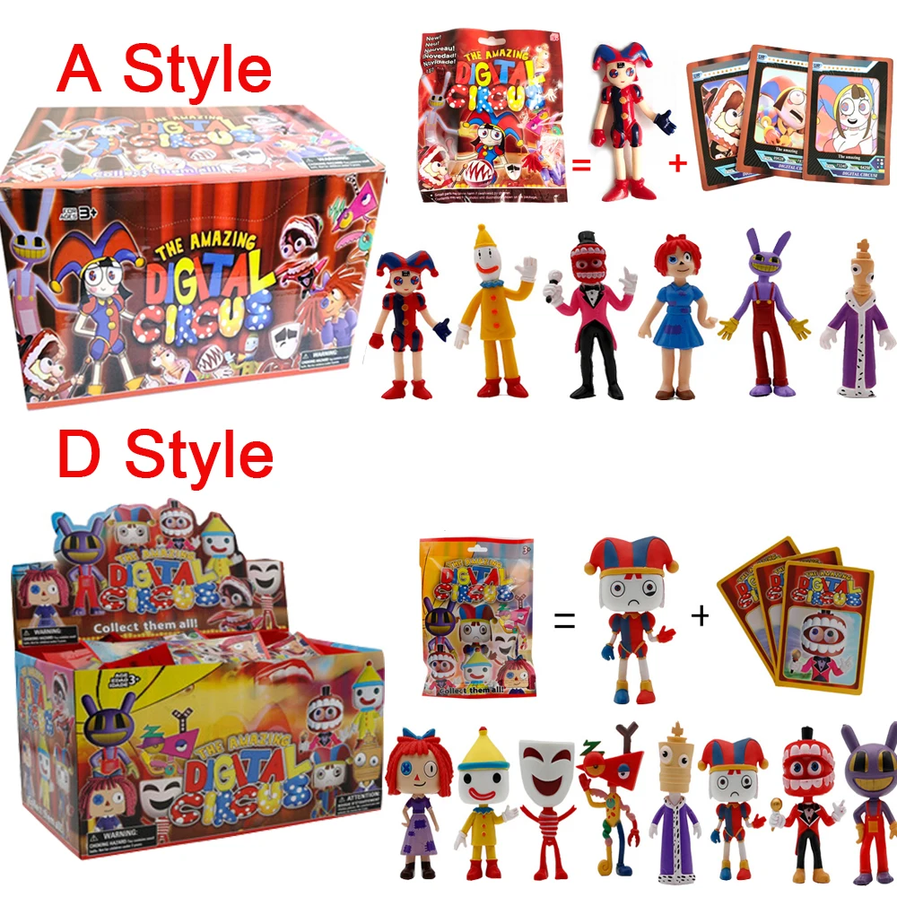 24Pack-Set-The-Amazing-Digital-Circus-Figure-Card-Toy-Pomni-Jax-Kagatha ...