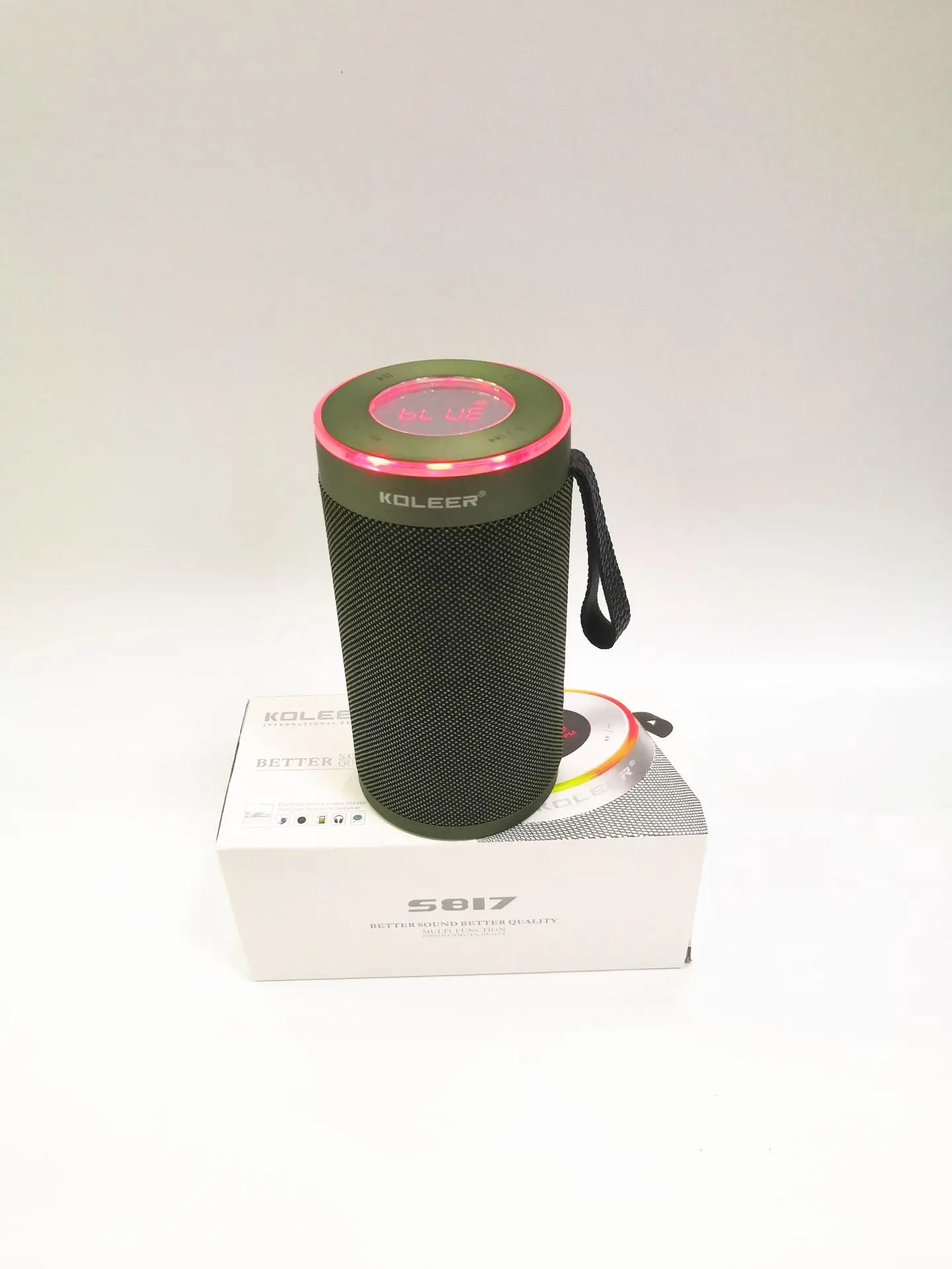 Koleer S817 Bt Led Light Speaker - MediaSpace