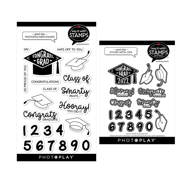 Graduation Celebration Clear Stamps New 2022 Scrapbooking Paper Making ...