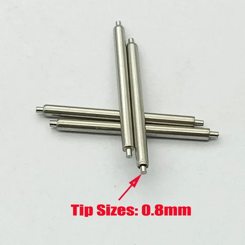 Stainless Steel Spring Bar Watch Strap Link Pins (10 Pack) - Various ...