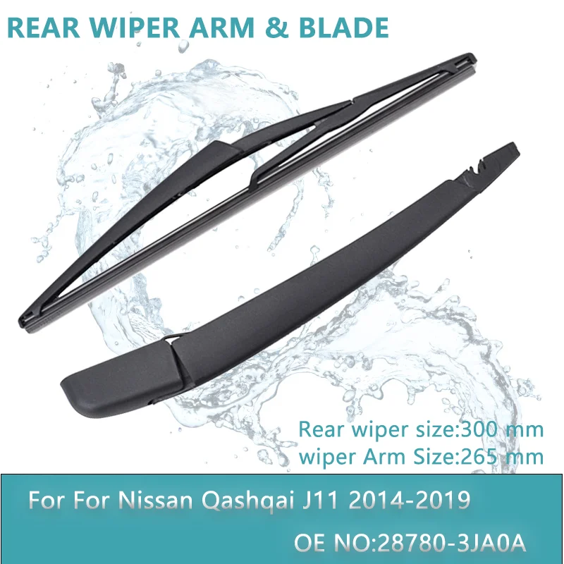 Rear-Wiper-Blade-and-Arm-for-NissanNissan-Qashqai-J11-2014-2019 ...